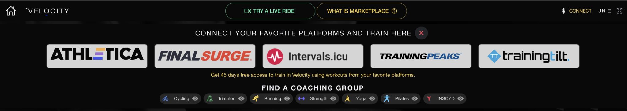 Velocity Launches Updated Platform; New Stream Mode - Slowtwitch News