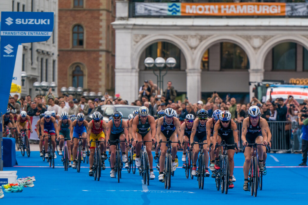 Matt Hauser and Leonie Periault Hammer in Hamburg - Slowtwitch News