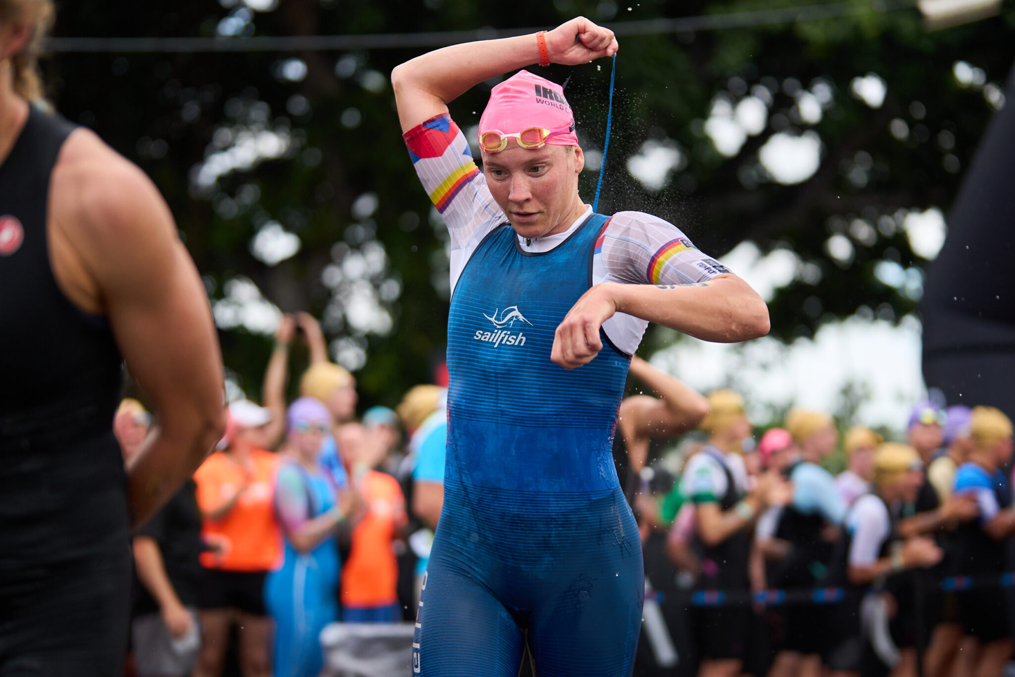 The Swim Gear of the 2025 Top 15 Pro Women Splits in Kona - Slowtwitch News